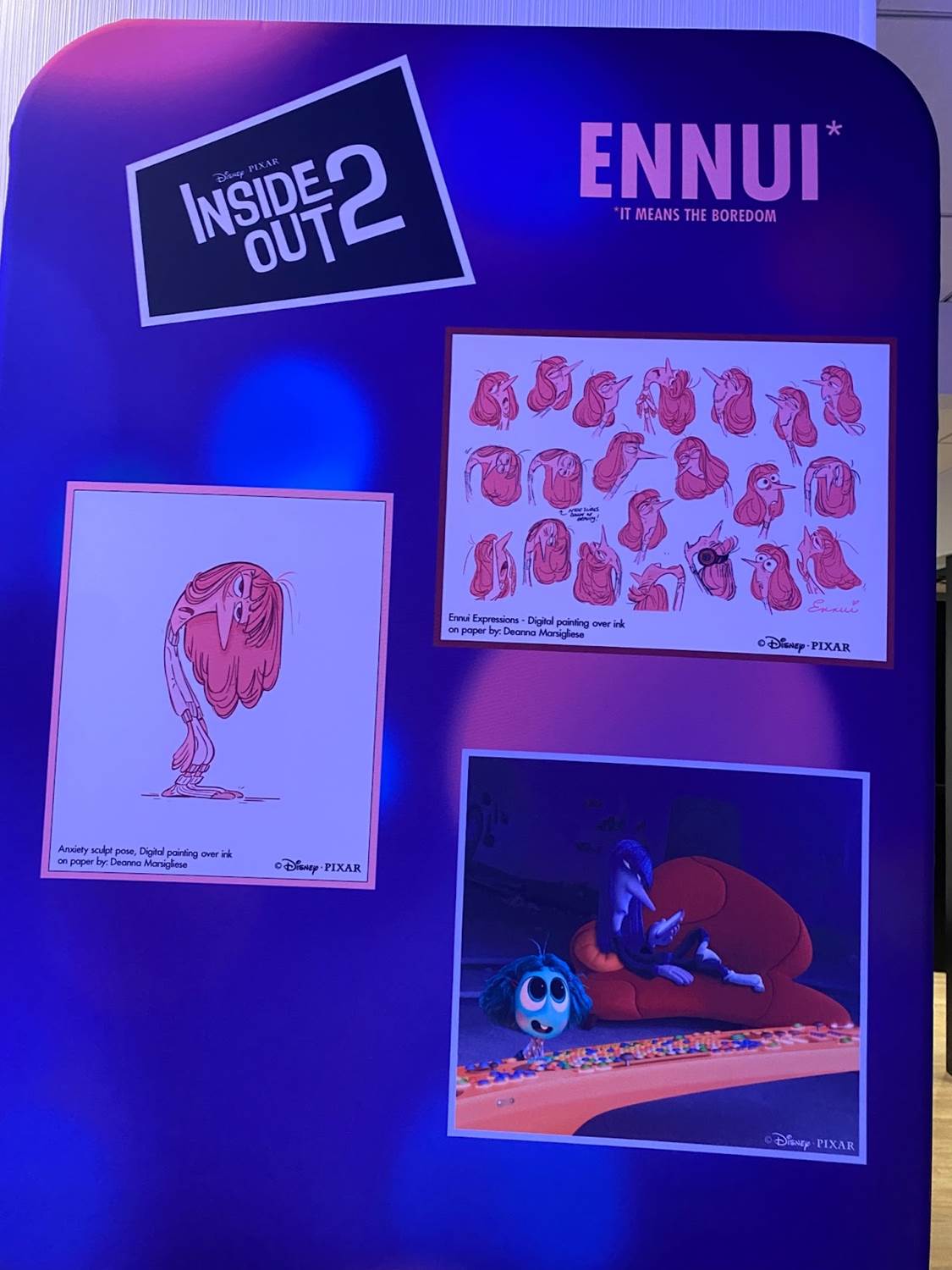 Photos: “Inside Out 2” Artwork and Maquettes On Display at the Pixar ...