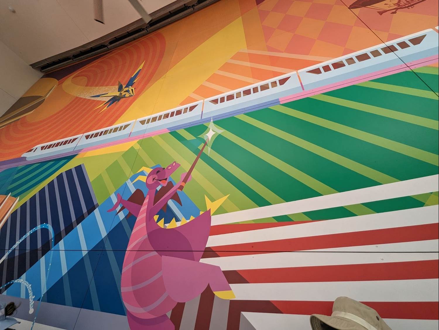Photos: Mickey, Friends, And A Fun Mural Celebrating EPCOT History ...