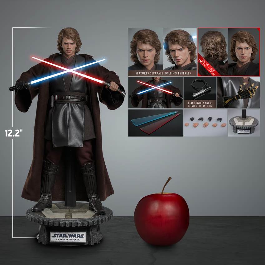 Sideshow and Hot Toys Introduce the New Anakin Skywalker Sixth Scale ...