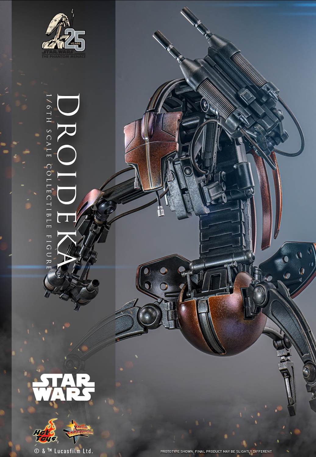 Sideshow Collectibles Reveals New Hot Toys Droideka from "Star Wars ...