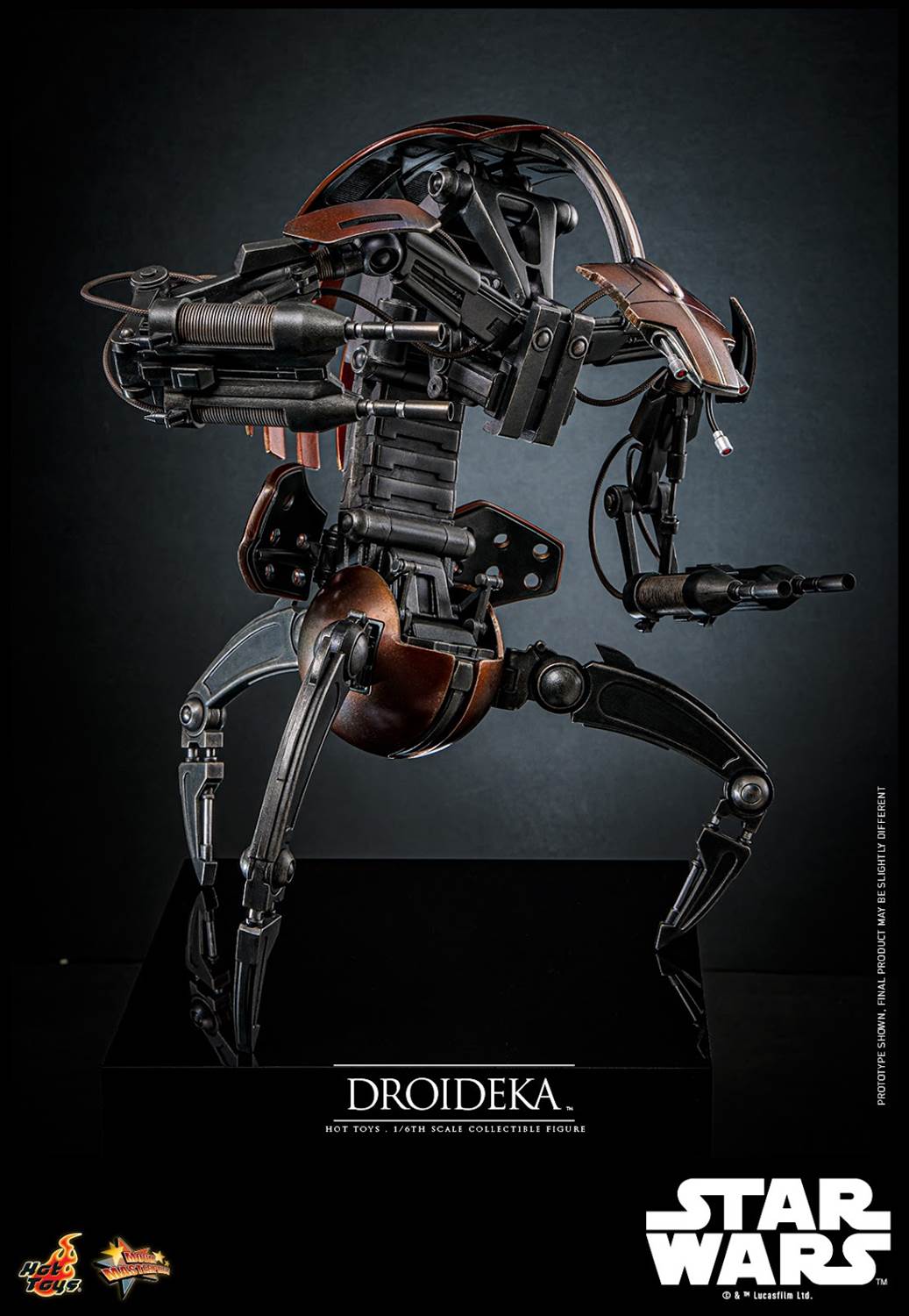 Sideshow Collectibles Reveals New Hot Toys Droideka from "Star Wars ...