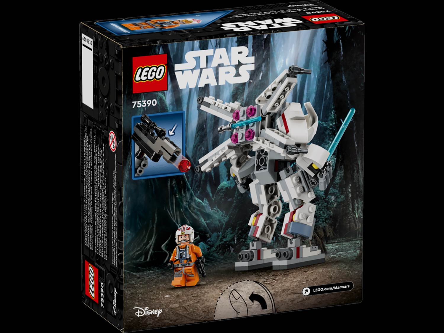 Toy Unboxing / Review: LEGO Star Wars Luke Skywalker X-Wing Mech ...