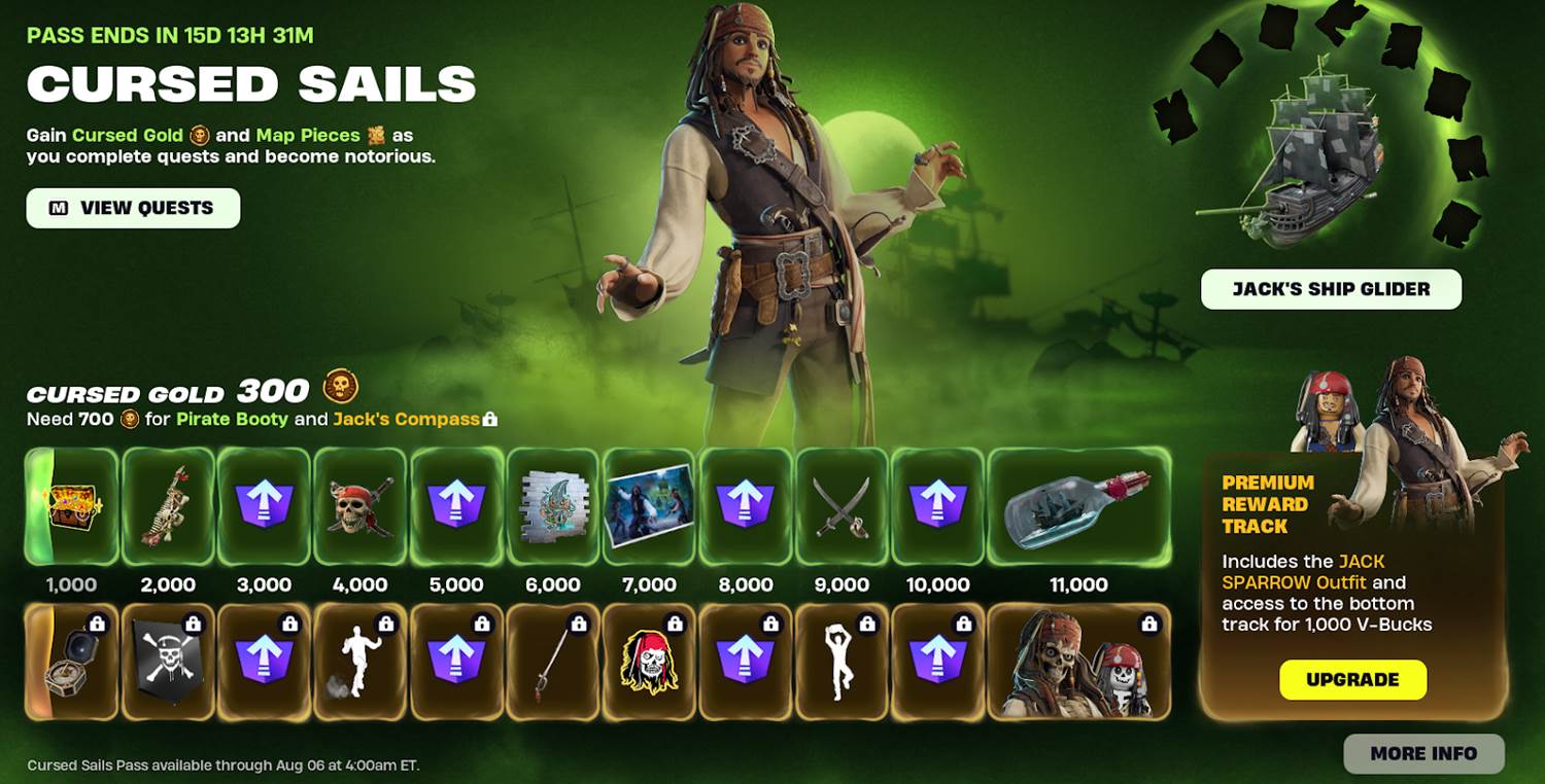 Une Plongée En Profondeur Dans Le Nouveau Pass événement Cursed Sails ...