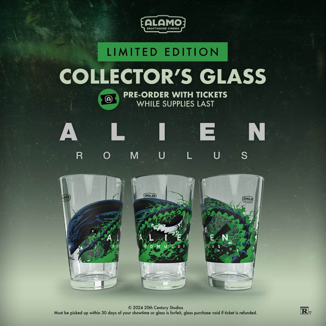 “Alien: Romulus” Limited Edition Glass To Be Released At Alamo ...