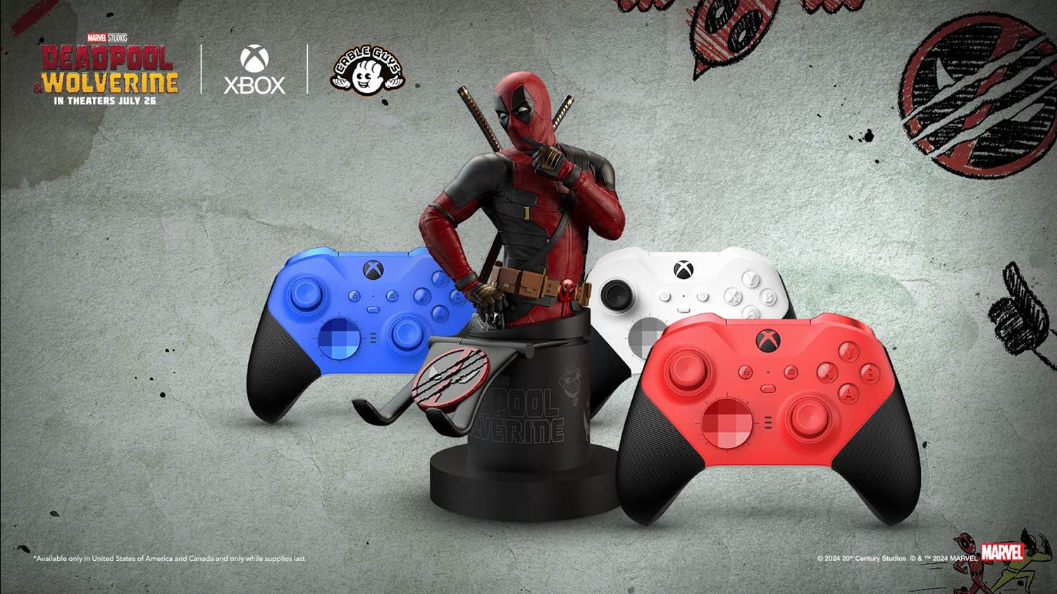 Cheeky New Wireless Controller Designed by Deadpool Comes to Xbox ...