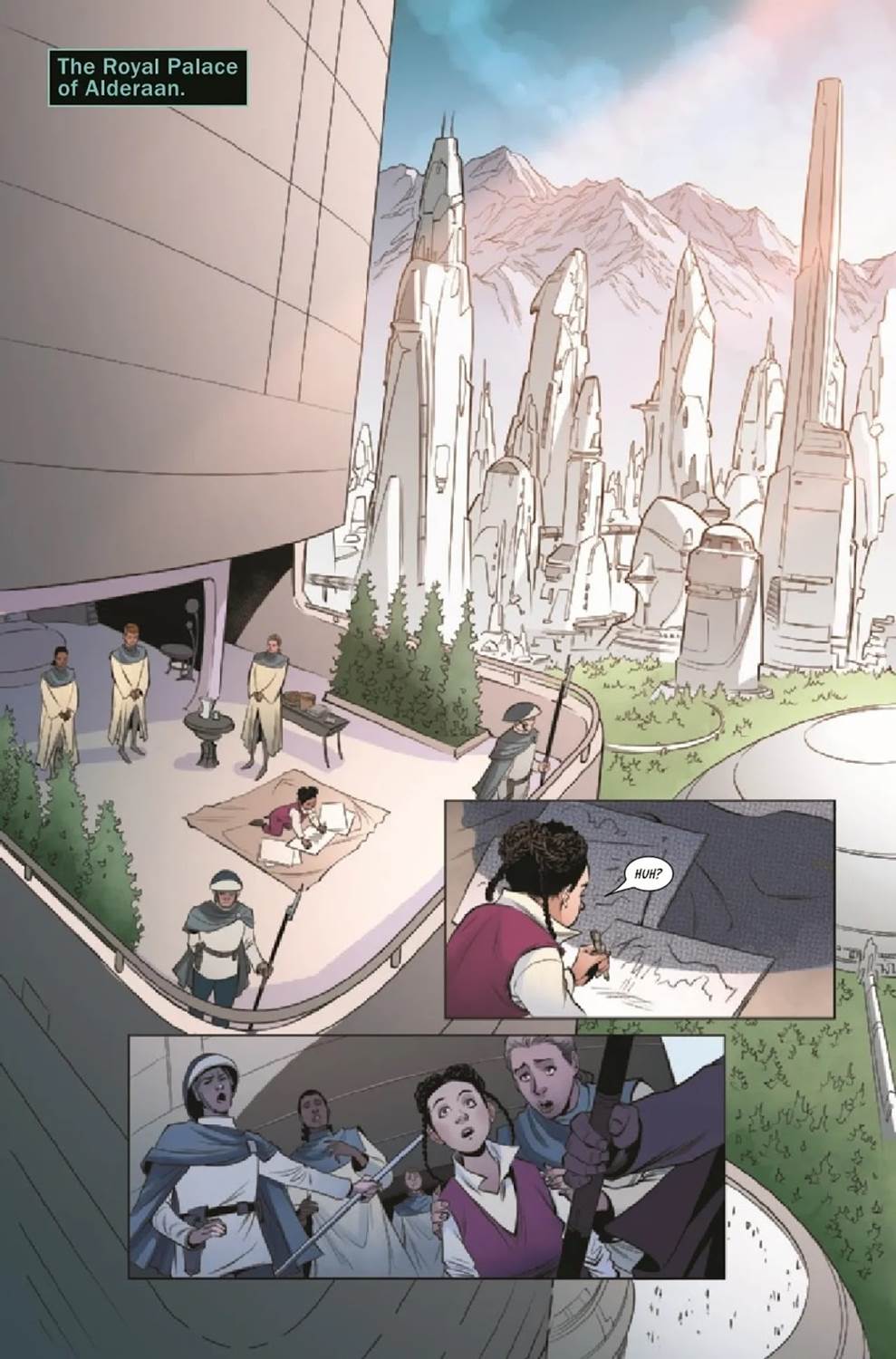 Comic Review - Princess Leia and Luke Skywalker Reconnect with Alderaan ...