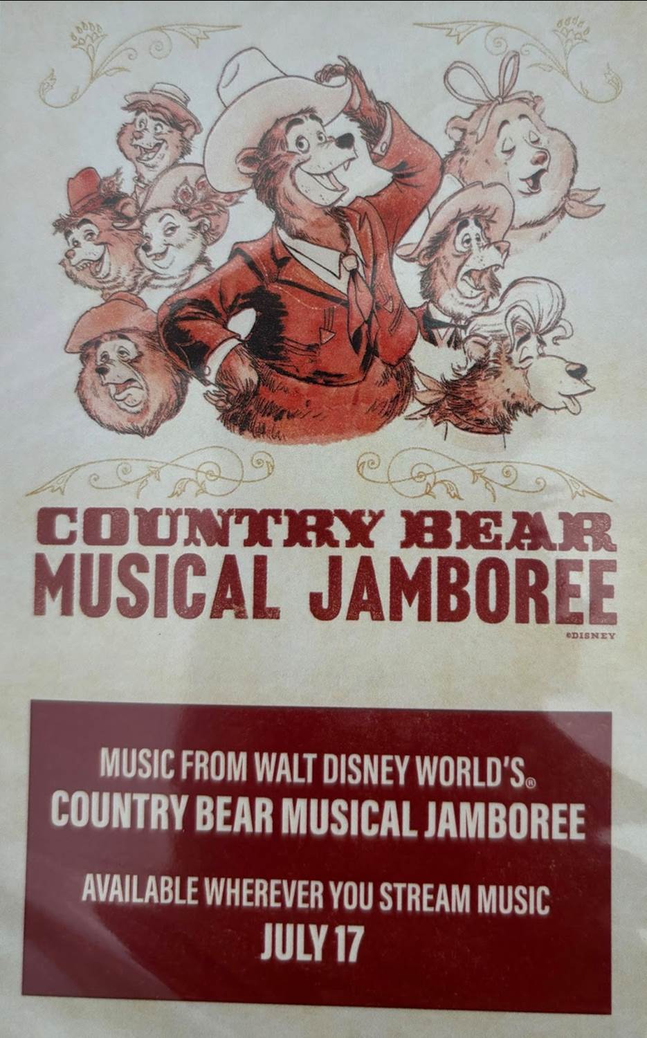 Country Bear Musical Jamboree Soundtrack Now Available on Streaming ...
