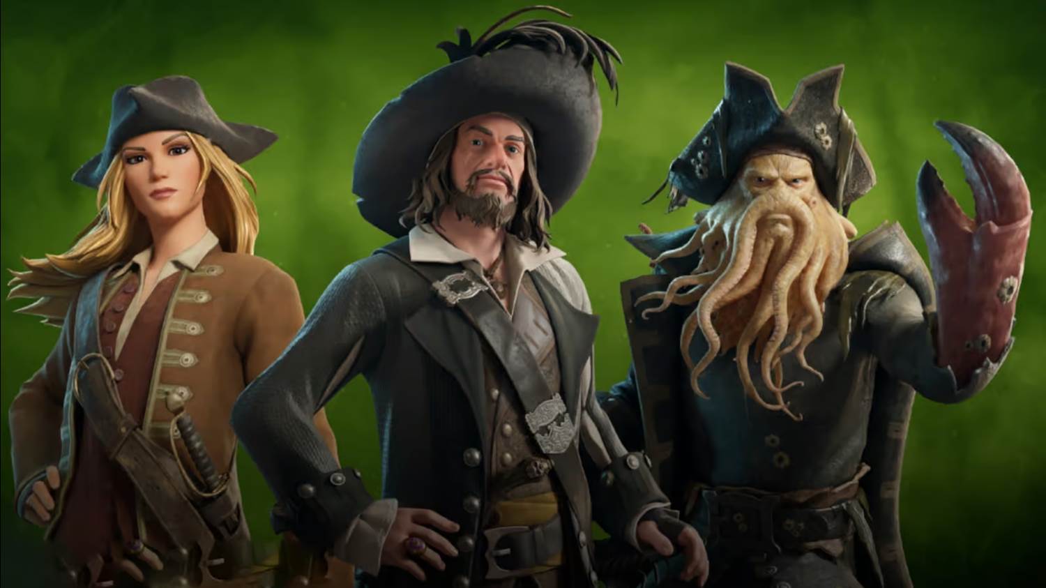 "Ello Poppet!" - New Elizabeth Swann, Captain Barbossa and Davy Jones ...