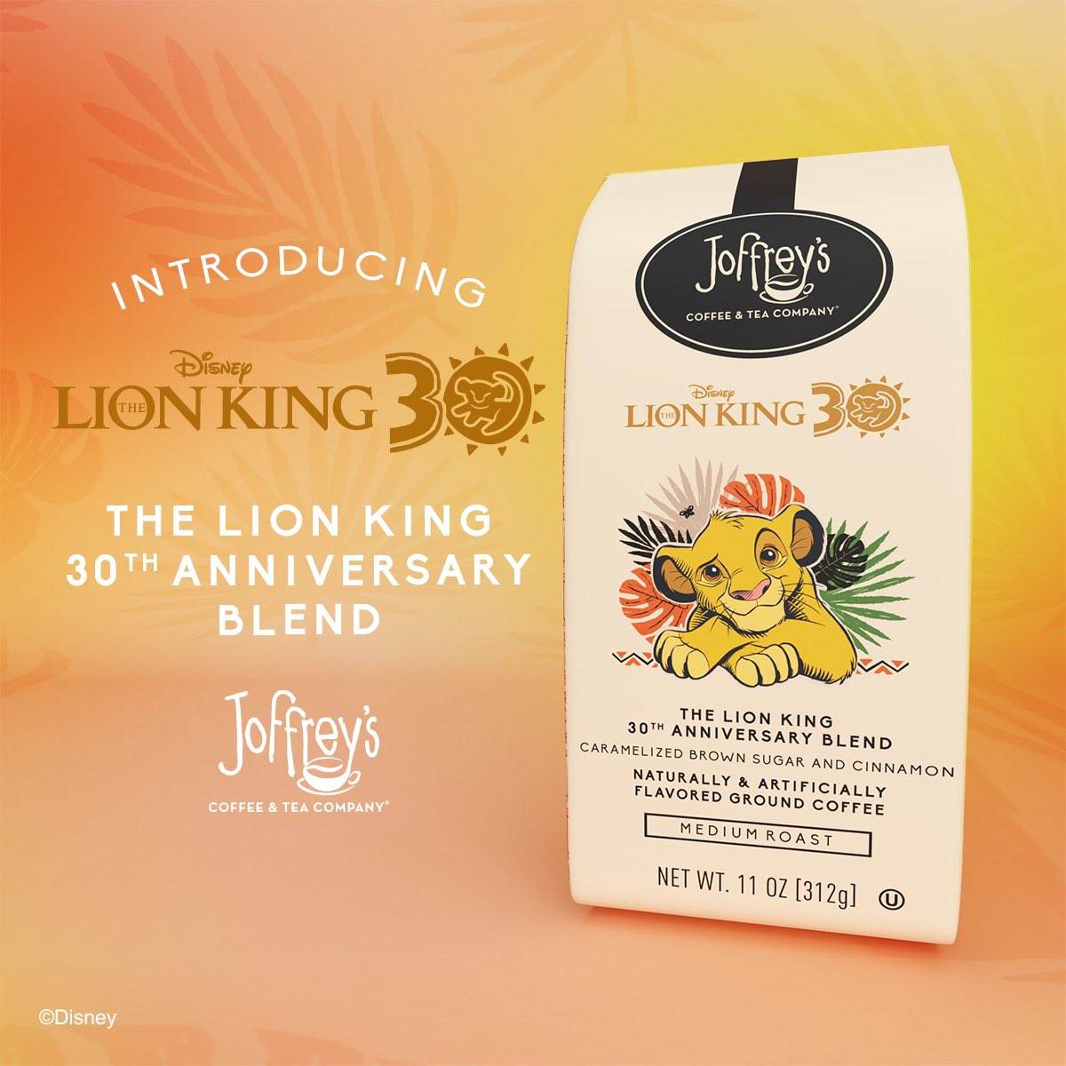 Joffrey’s Coffee Celebrates the 30th Anniversary of “The Lion King ...