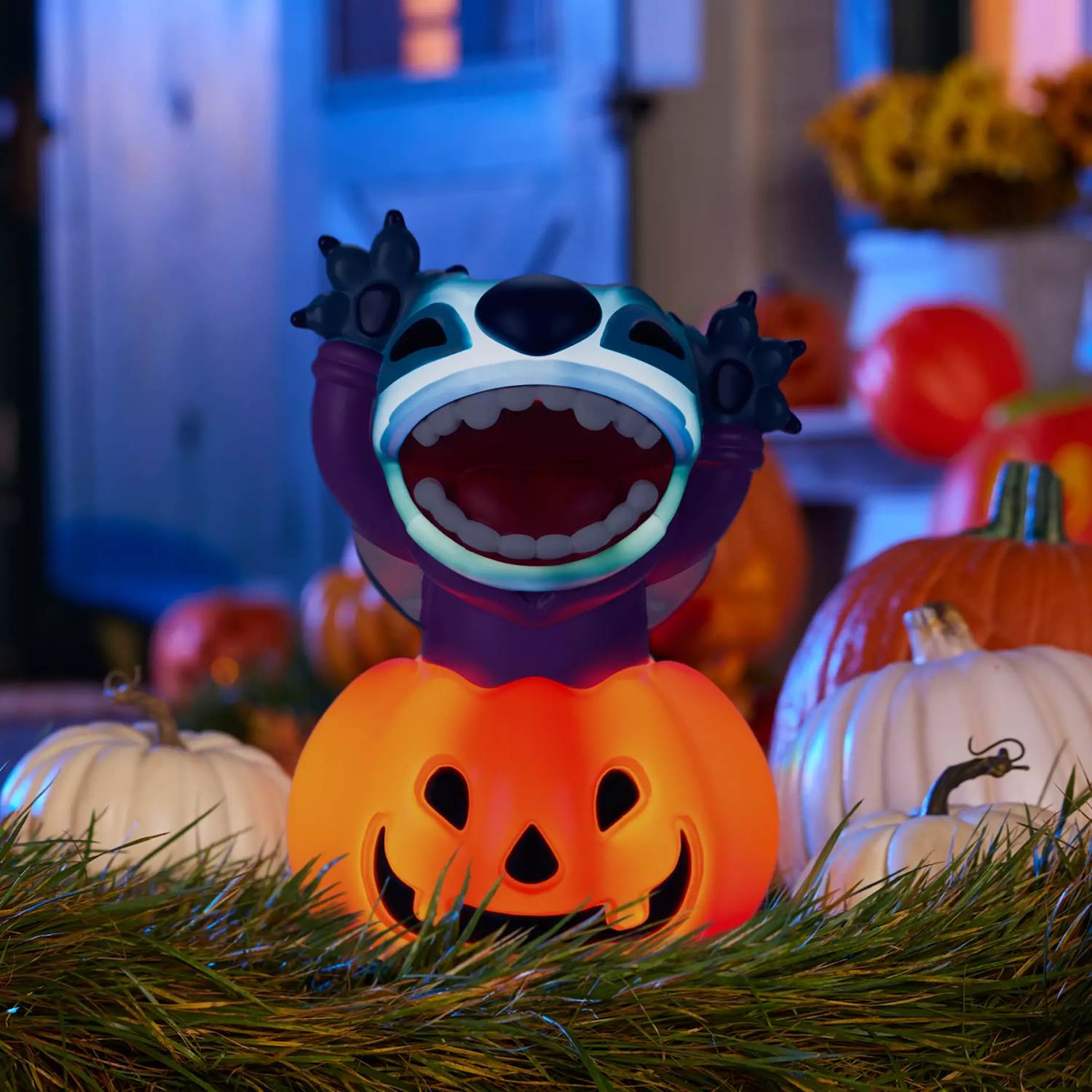 New Stitch Glow Pumpkin Arrives on Disney Store - LaughingPlace.com