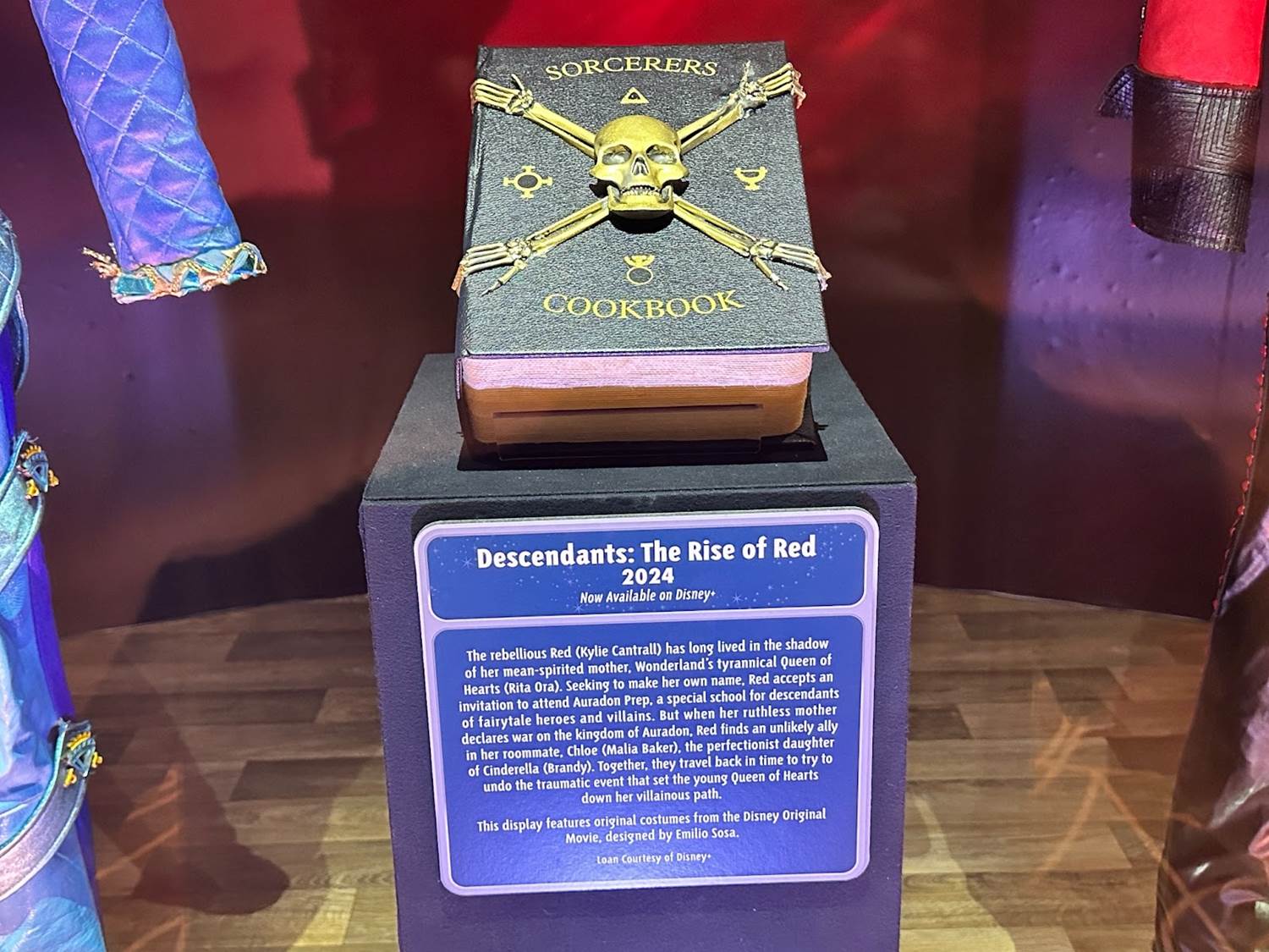 Photos – “Descendants: The Rise of Red” Costumes Now on Display at Walt ...
