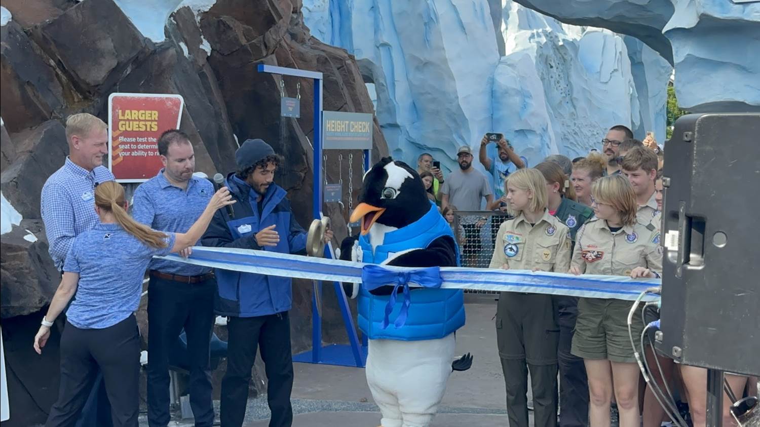 SeaWorld Orlando Officially Debuts New "Penguin Trek" Roller Coaster ...
