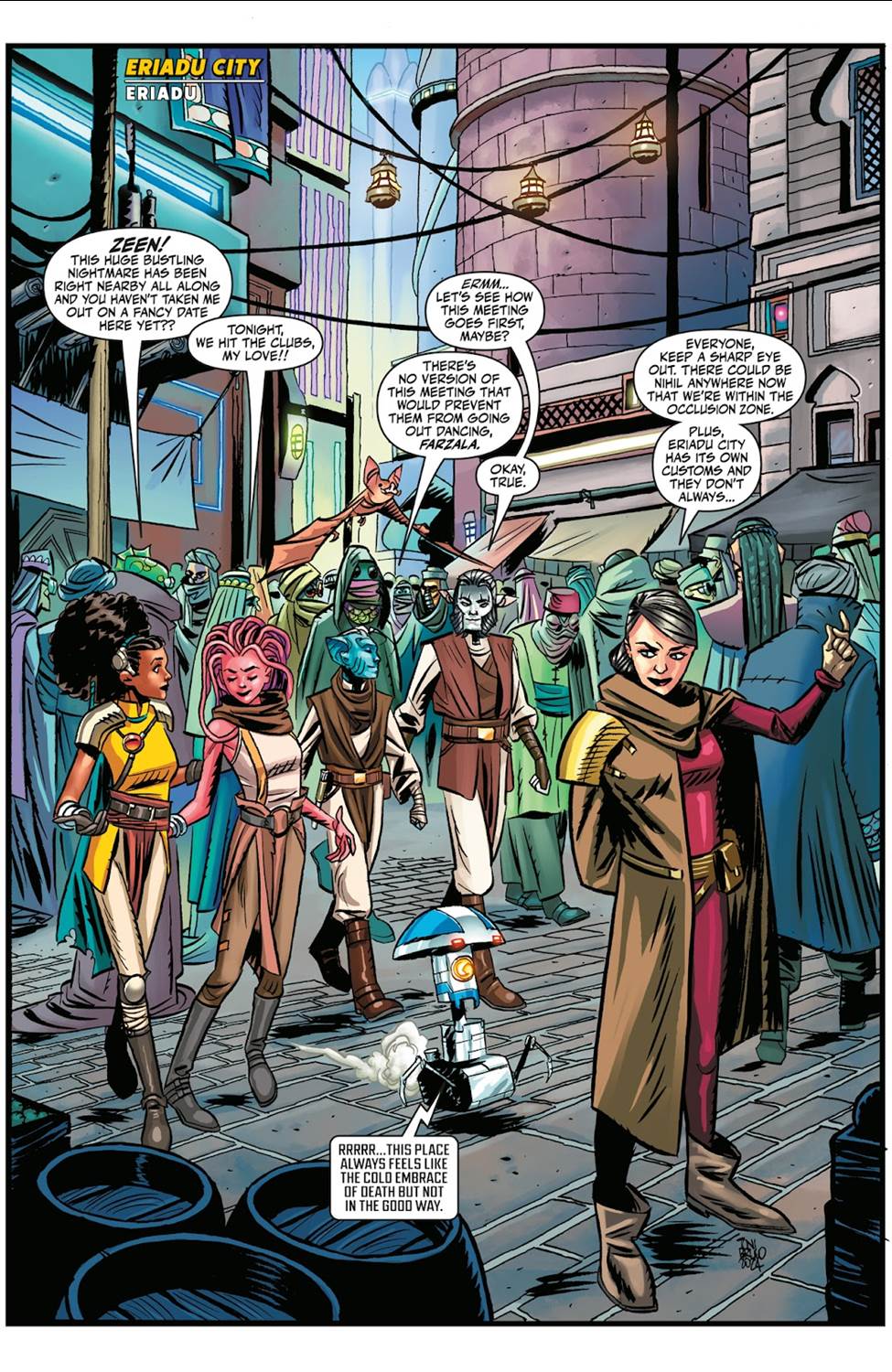 Comic Review - Jedi Clash with the Tarkin Family On Eriadu in "Star ...