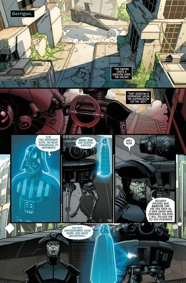 Comic Review - Jedi Knight Tensu Run Confronts the Fifth Brother On ...