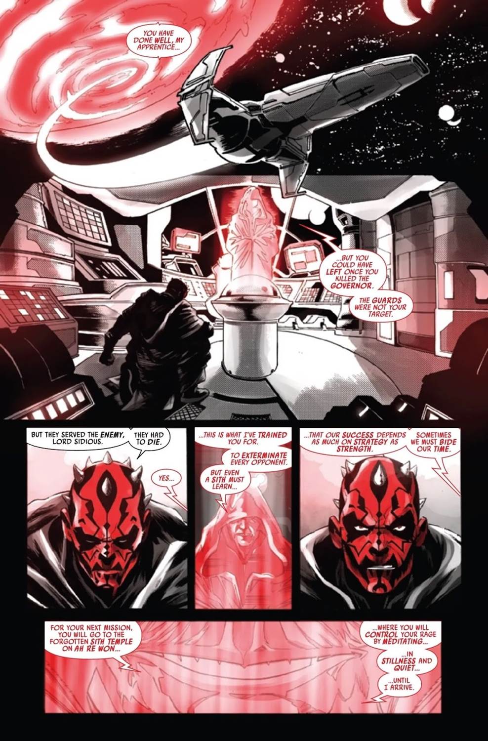 Comic Review - The Sith Lord Attempts to Battle His Own Instincts in ...