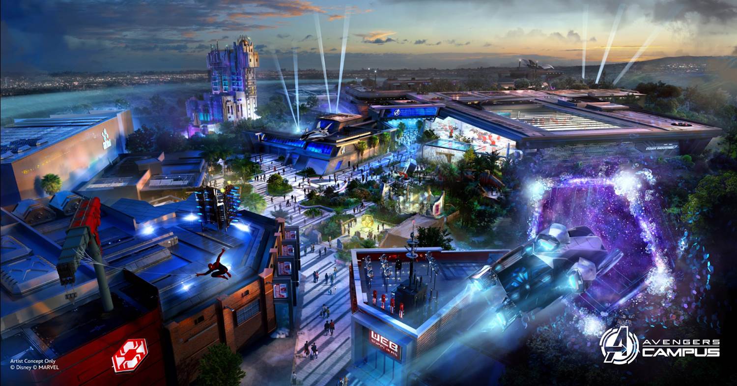 More Details and Concept Art Shared for New Avengers Campus Attraction ...