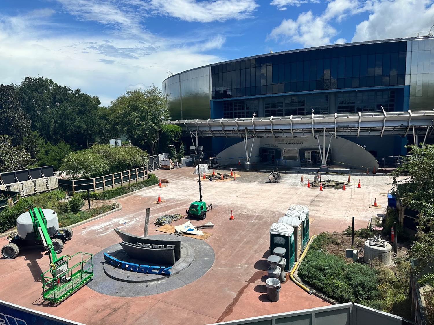 Photos: Canopy Completely Removed at Test Track, Bringing Back a View ...