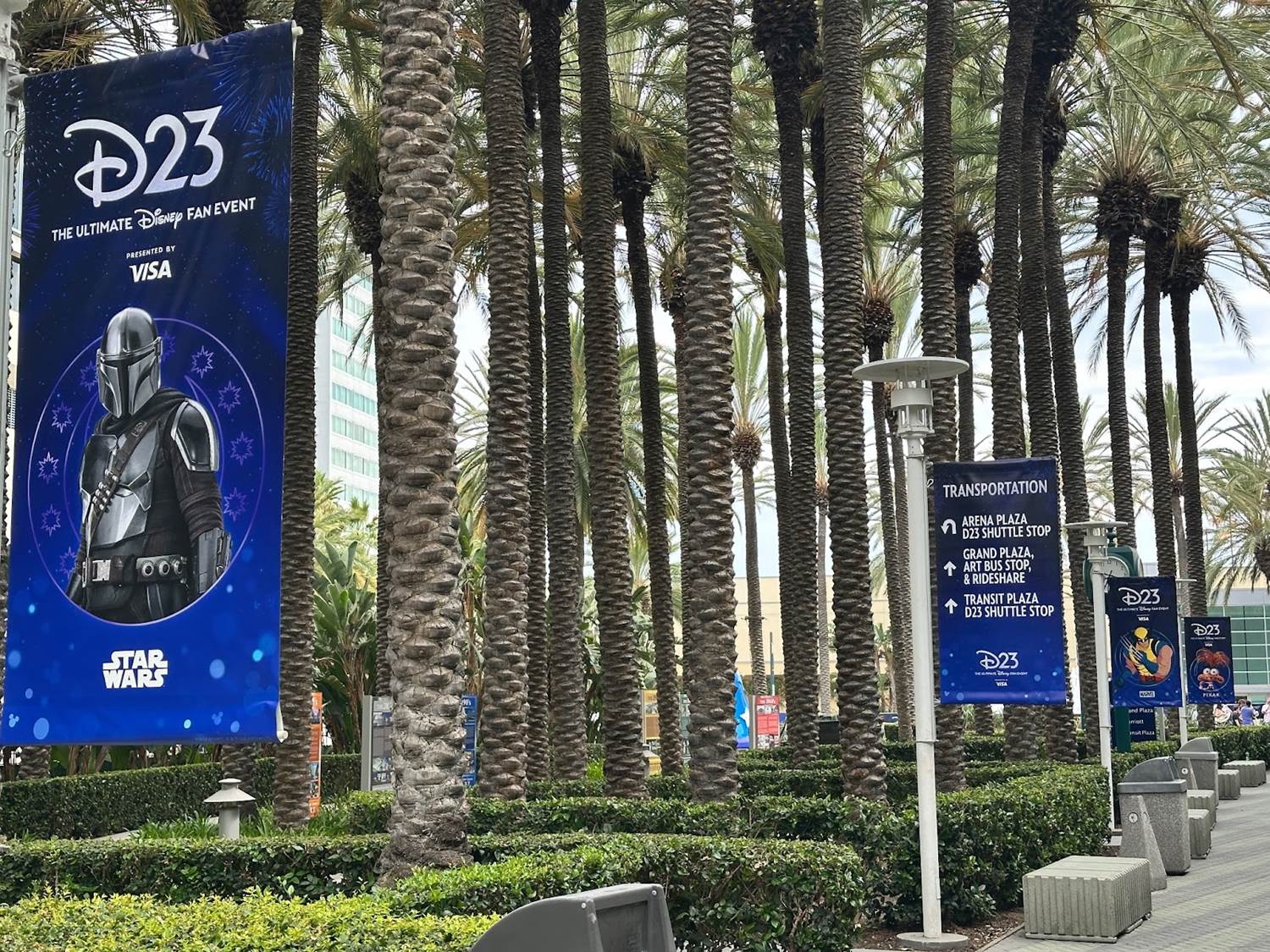Photos: D23 Signage and Posters Decorate the Anaheim Convention Center ...