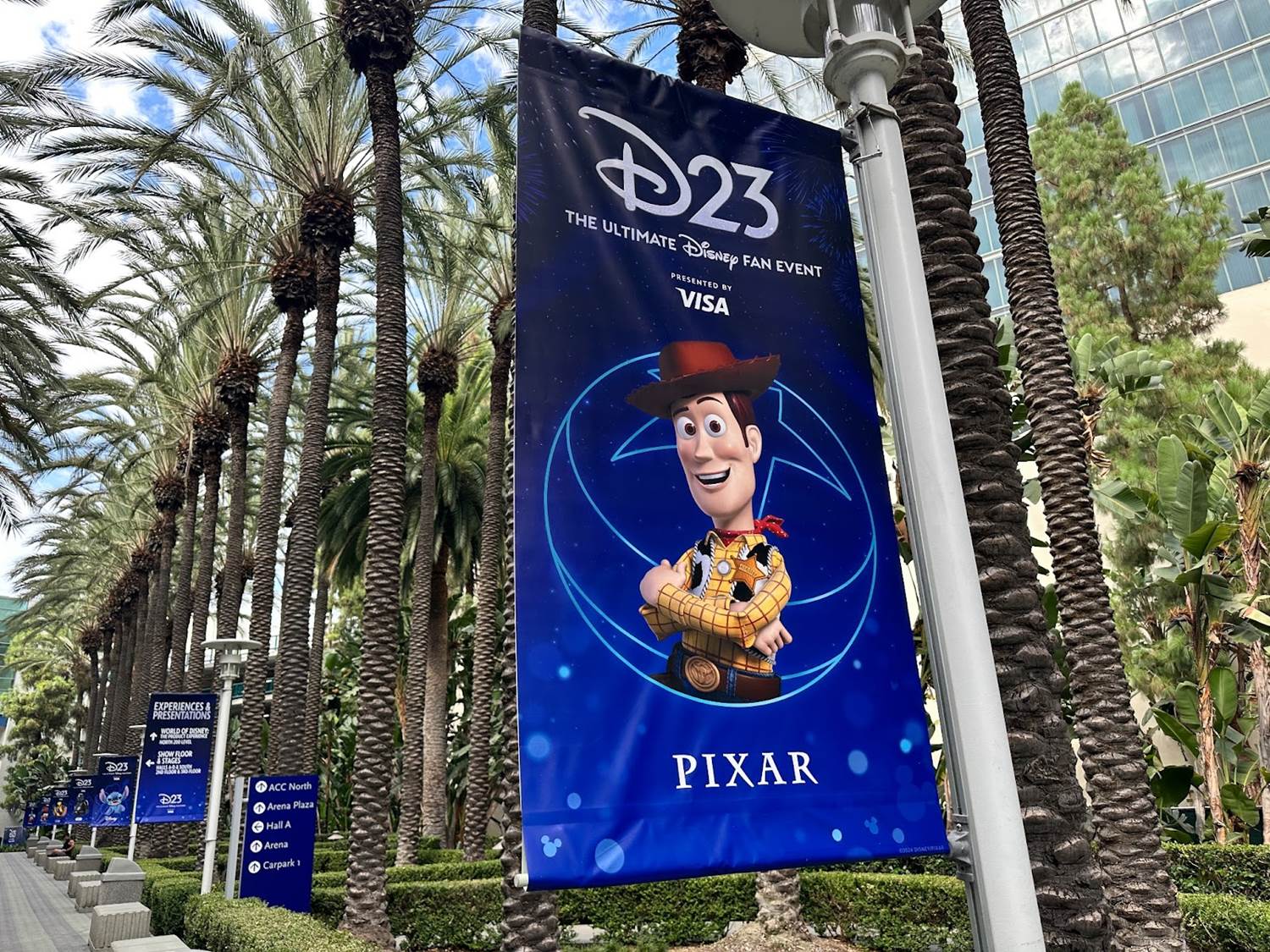 Photos: D23 Signage and Posters Decorate the Anaheim Convention Center ...