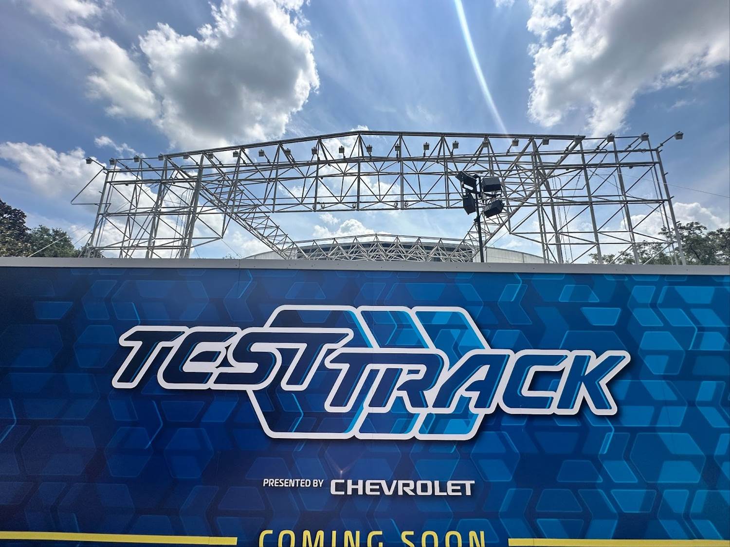 Photos: The Awning Comes Down at EPCOT's Test Track - LaughingPlace.com