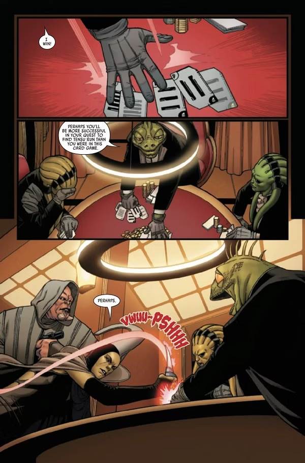 Comic Review - The Seventh and Ninth Sisters Attack Jedi Knight Tensu ...