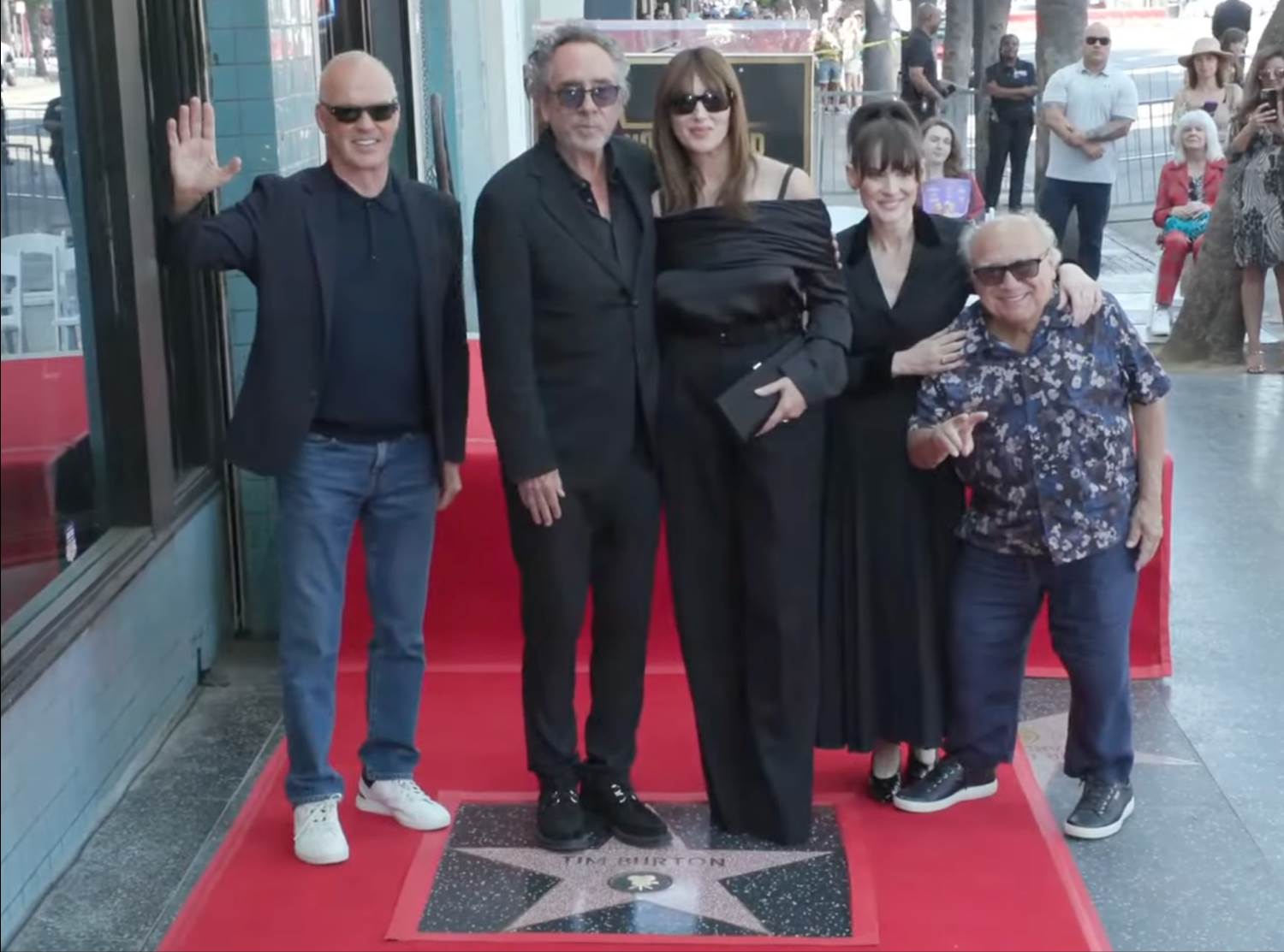Iconic Filmmaker Tim Burton Receives Star On Hollywood Walk of Fame ...
