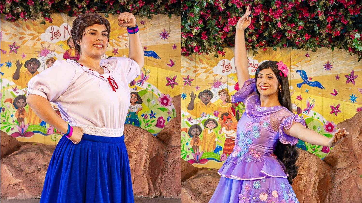 Isabela and Luisa from “Encanto” Swing Into Disneyland Park for a ...