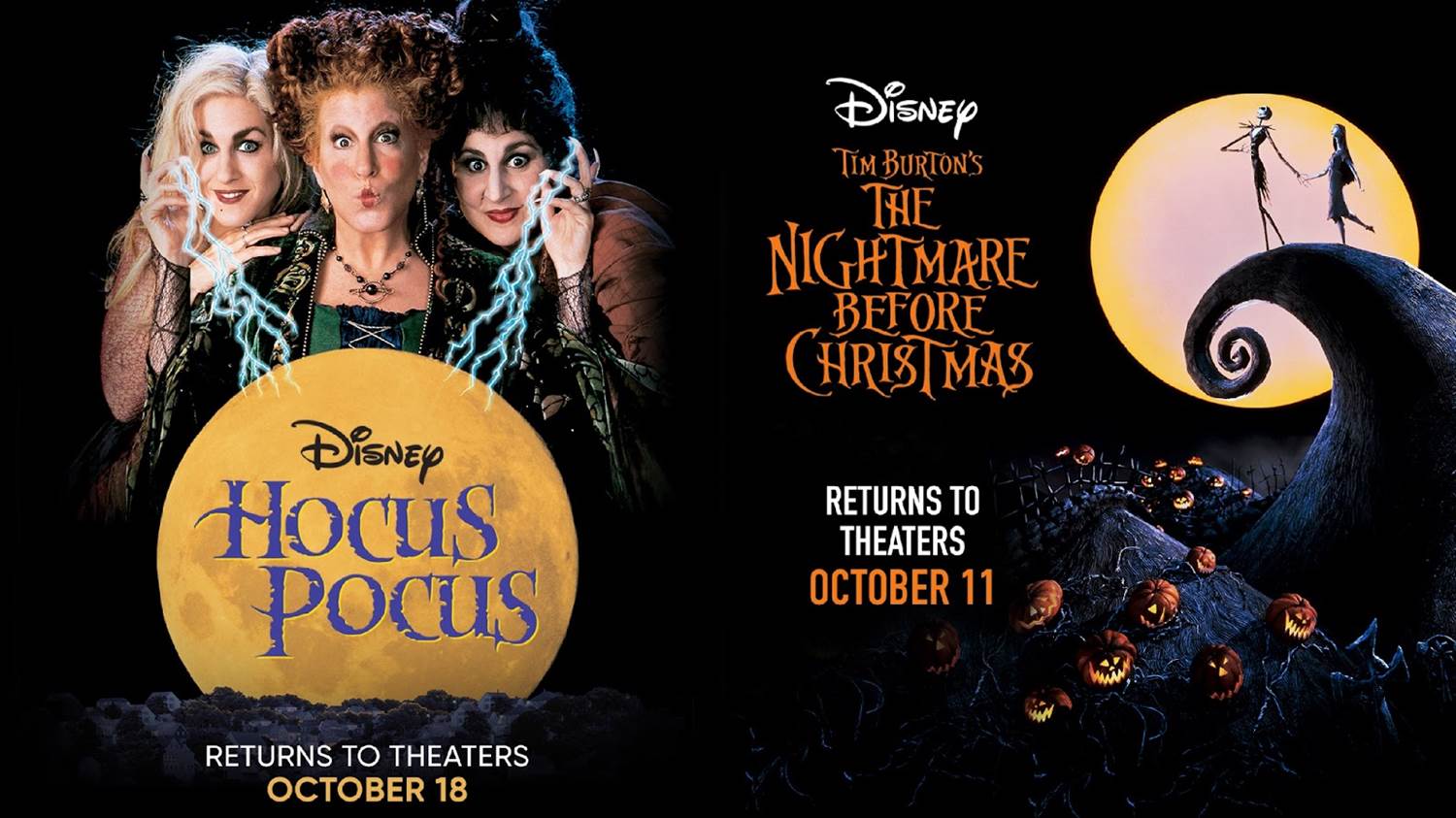 Two Iconic Disney Halloween Films Are Heading Back To Theaters ...