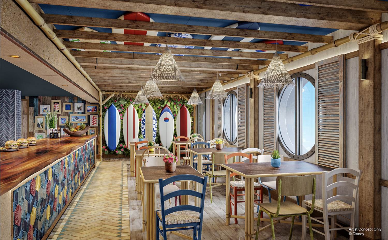 Disney Discovery Reef Aboard The Disney Adventure Celebrates Nautical ...