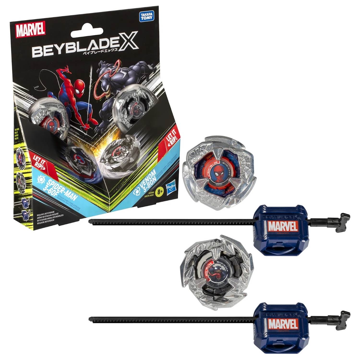 Toy Unboxing / Review: Marvel and Star Wars Beyblade X Battling Tops ...