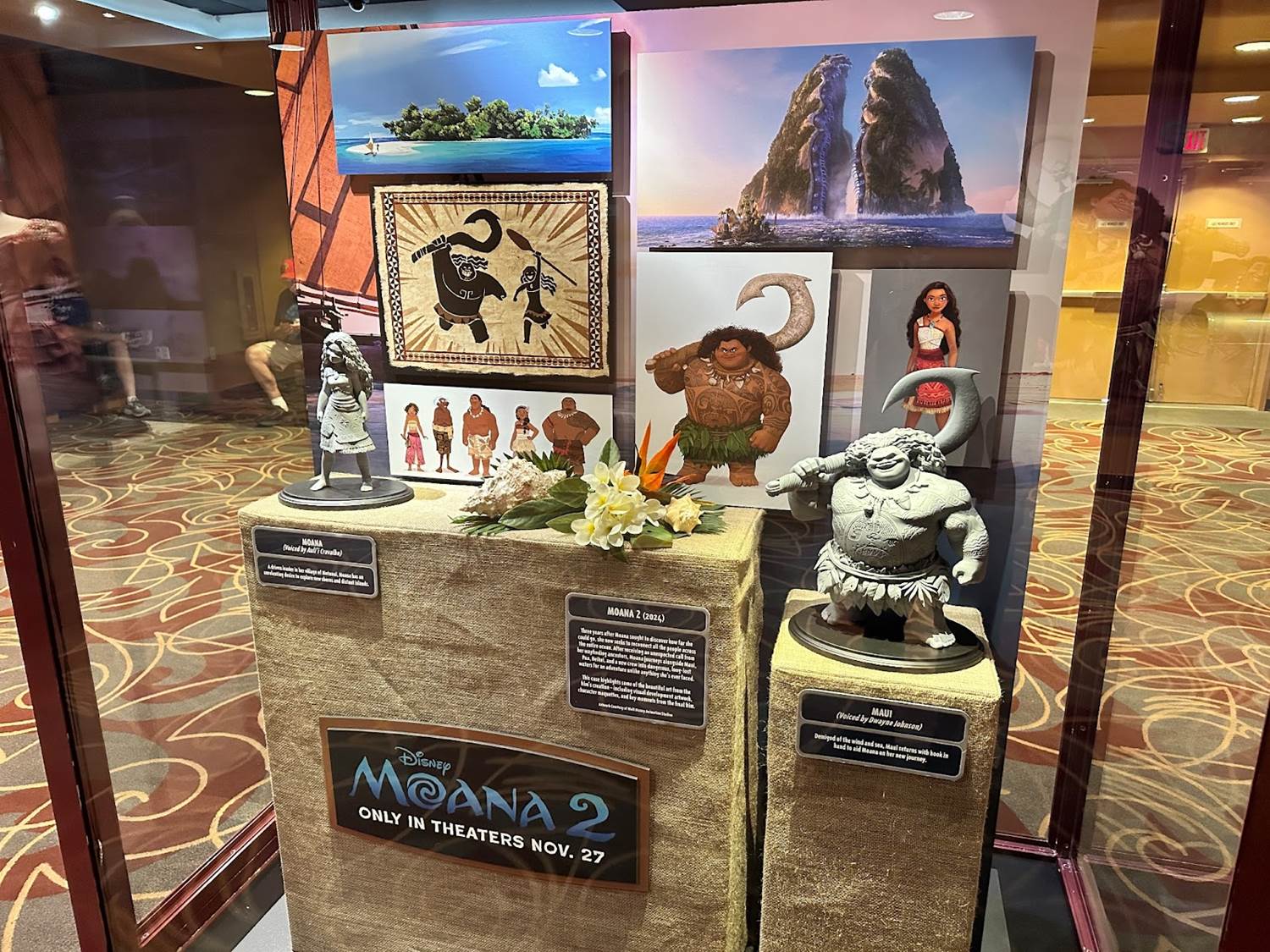 Photos: "Moana 2" Art and Maquettes Arrive at Walt Disney Presents in ...