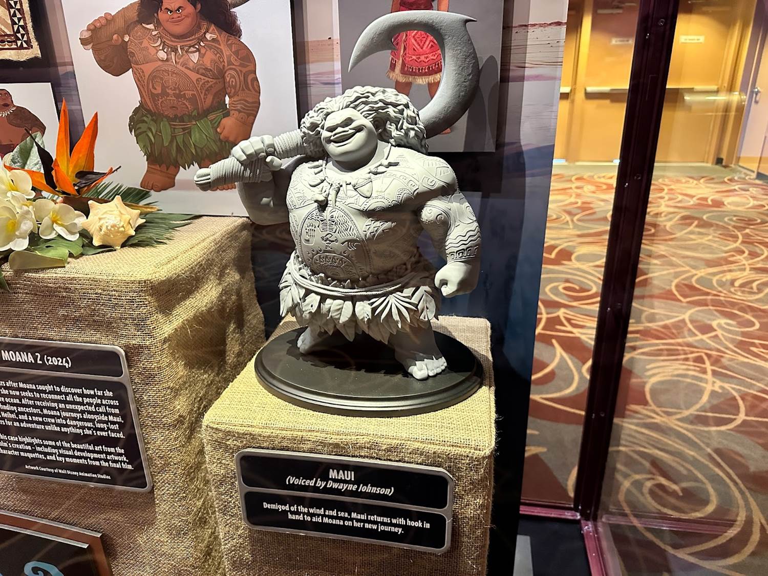 Photos: "Moana 2" Art and Maquettes Arrive at Walt Disney Presents in ...