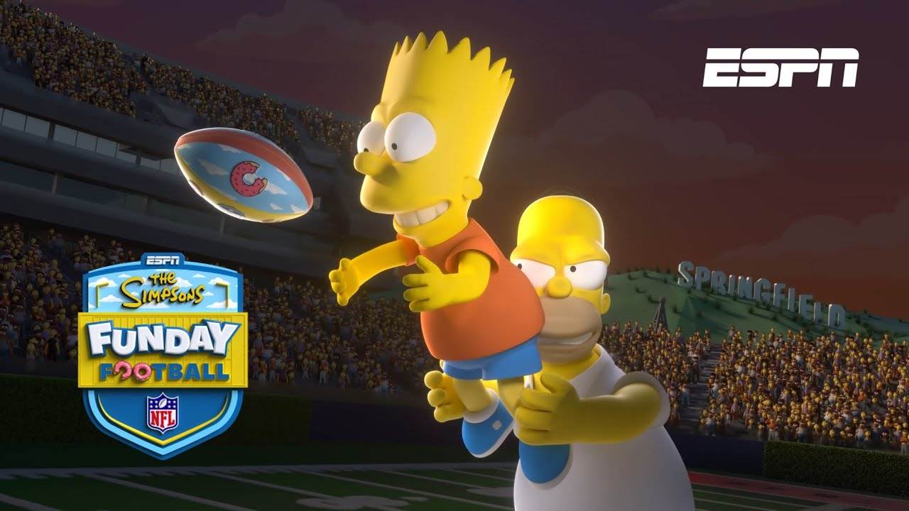 "The Simpsons Funday Football" - New Promo Released for Special Disney+ ...