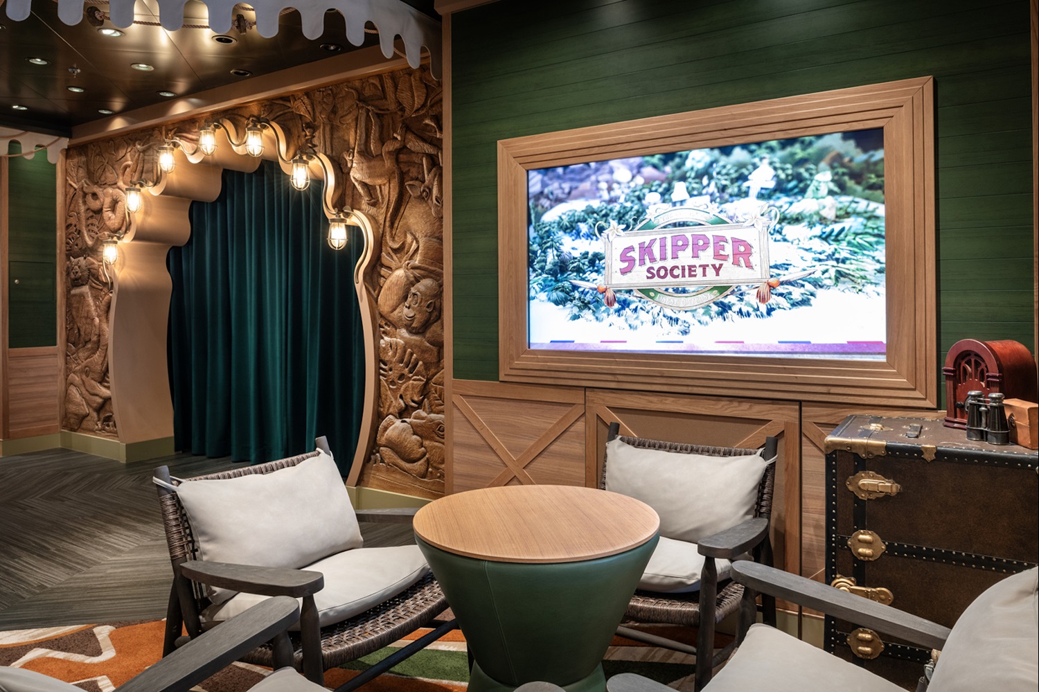 Photos: First Look at the Jungle Cruise Inspired Skipper Society Aboard ...