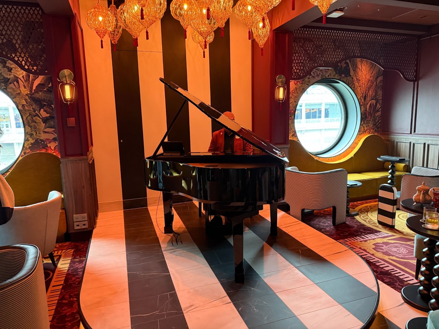 Photos/Video: The Disney Treasure's Scat Cat Lounge is Where It's At ...