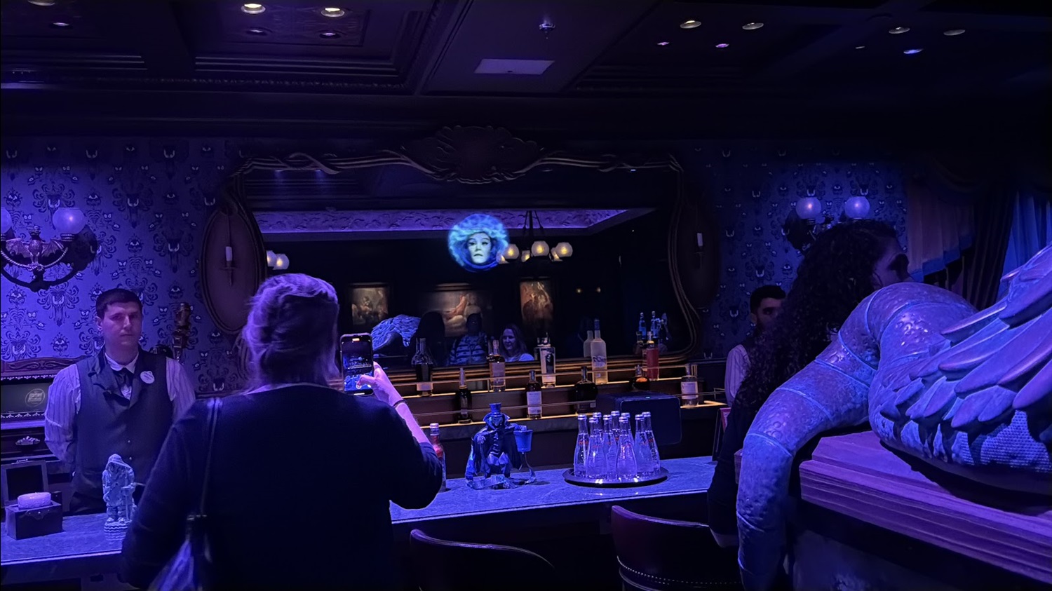 Photos/Video: The Spooks and Spectres of the Haunted Mansion Parlor ...