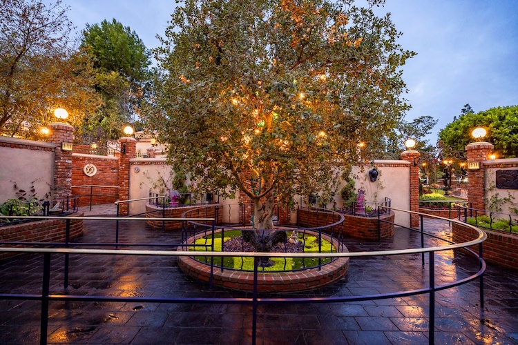 Reimagined Garden Queue for The Haunted Mansion Debuts at Disneyland ...