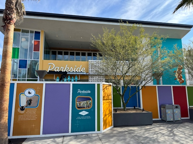 Photos: Exterior Work on Downtown Disney’s New Parkside Market Appears ...
