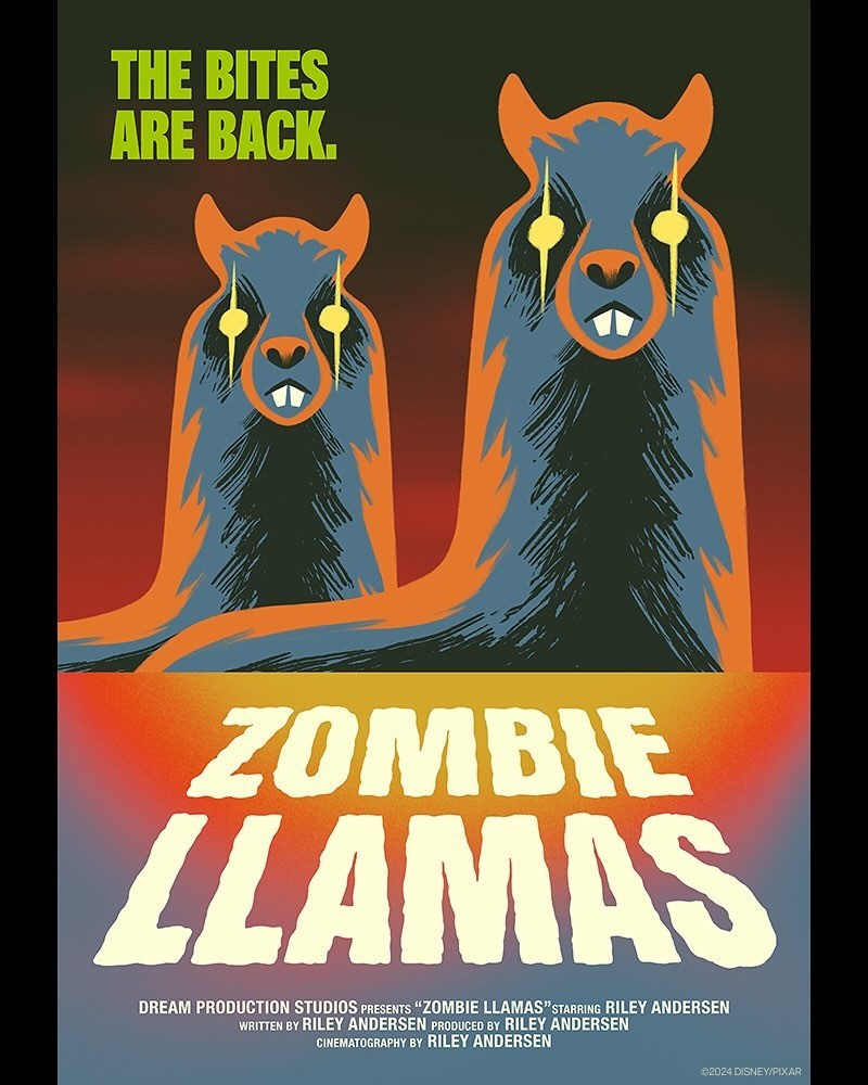 “Zombie Llama” Horror Movie Posters Released for “Dream Productions”