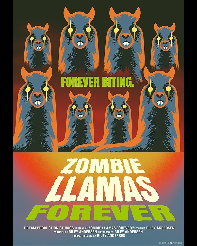 “Zombie Llama” Horror Movie Posters Released for “Dream Productions”