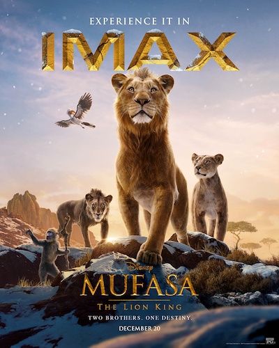 IMAX, Dolby, and More “Mufasa” Special Format Posters Released