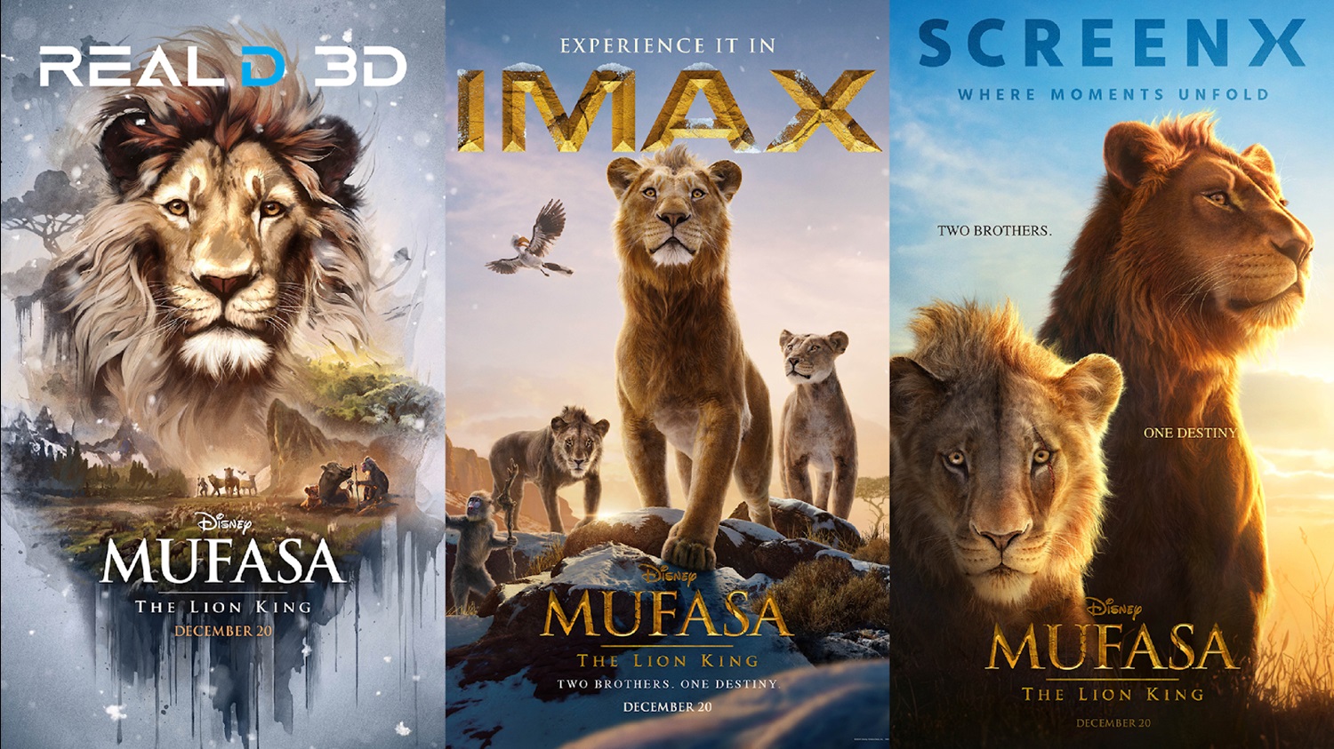 7 New Posters Released for “Mufasa: The Lion King,” Including IMAX ...