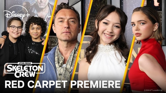 Video: Cast and Crew of "Star Wars: Skeleton Crew" Hit the Red Carpet ...