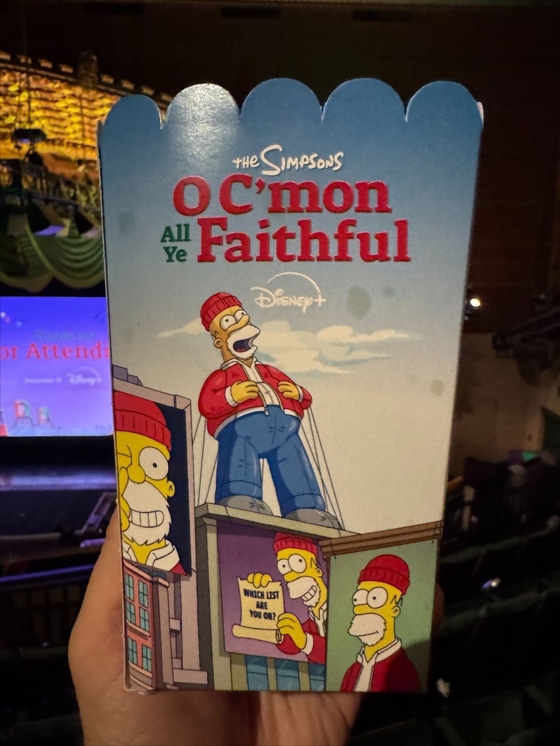 Photos / Video: "The Simpsons" Disney+ Holiday Special "O C'mon All Ye Faithful" Holds World ...