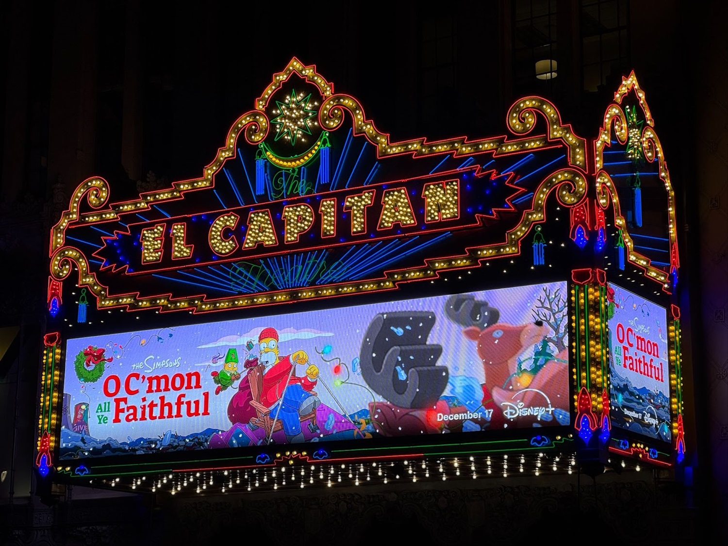 Photos / Video: "The Simpsons" Disney+ Holiday Special "O C'mon All Ye ...