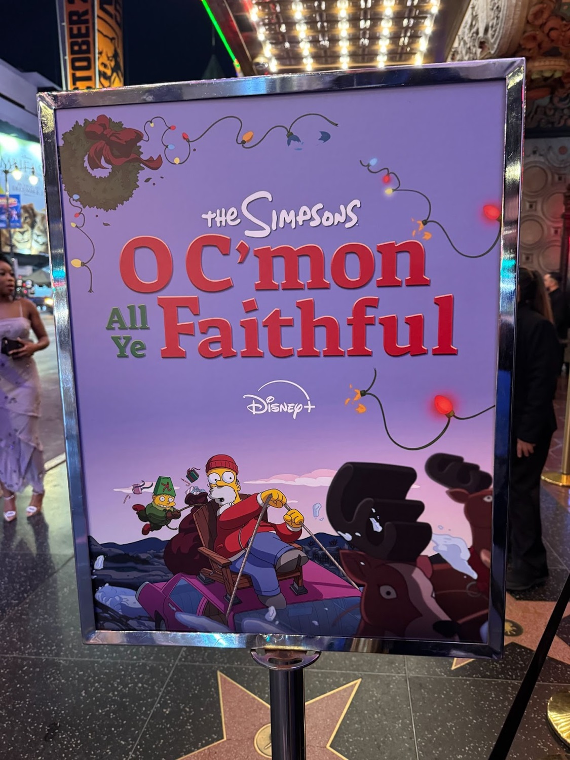 Photos / Video: "The Simpsons" Disney+ Holiday Special "O C'mon All Ye Faithful" Holds World ...