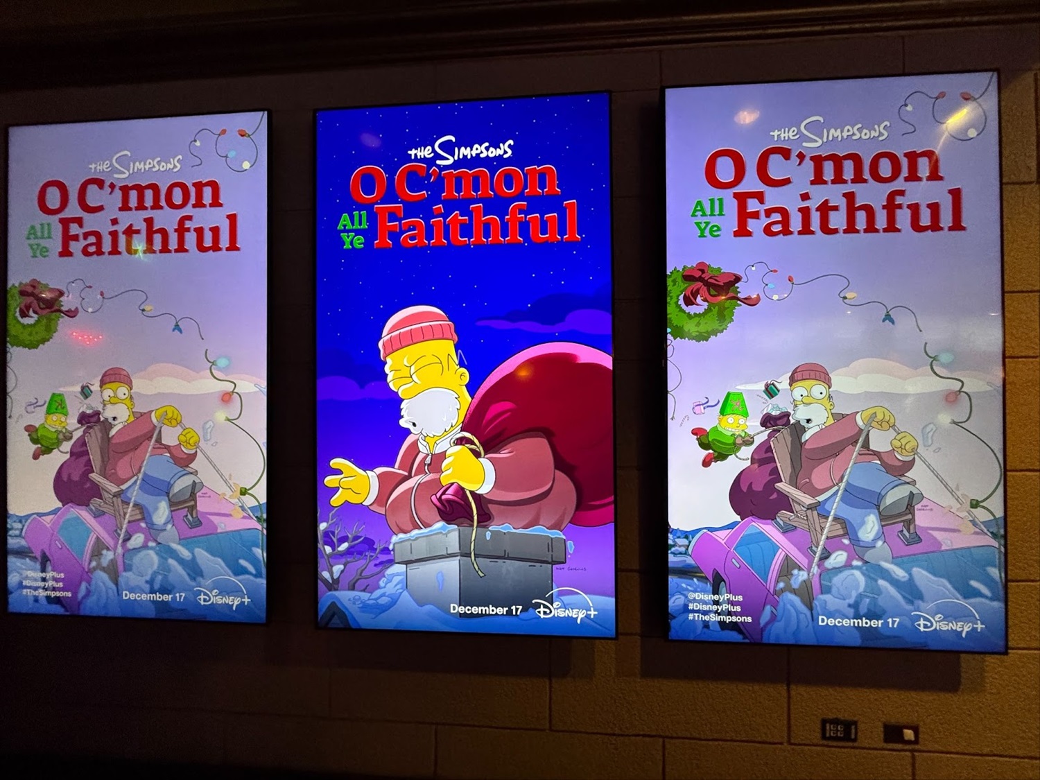 Photos / Video: "The Simpsons" Disney+ Holiday Special "O C'mon All Ye Faithful" Holds World ...