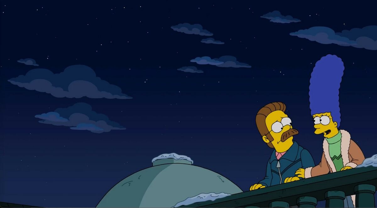 TV Review: Homer's Hypnosis Causes Ned Flanders to Have a Crisis of ...