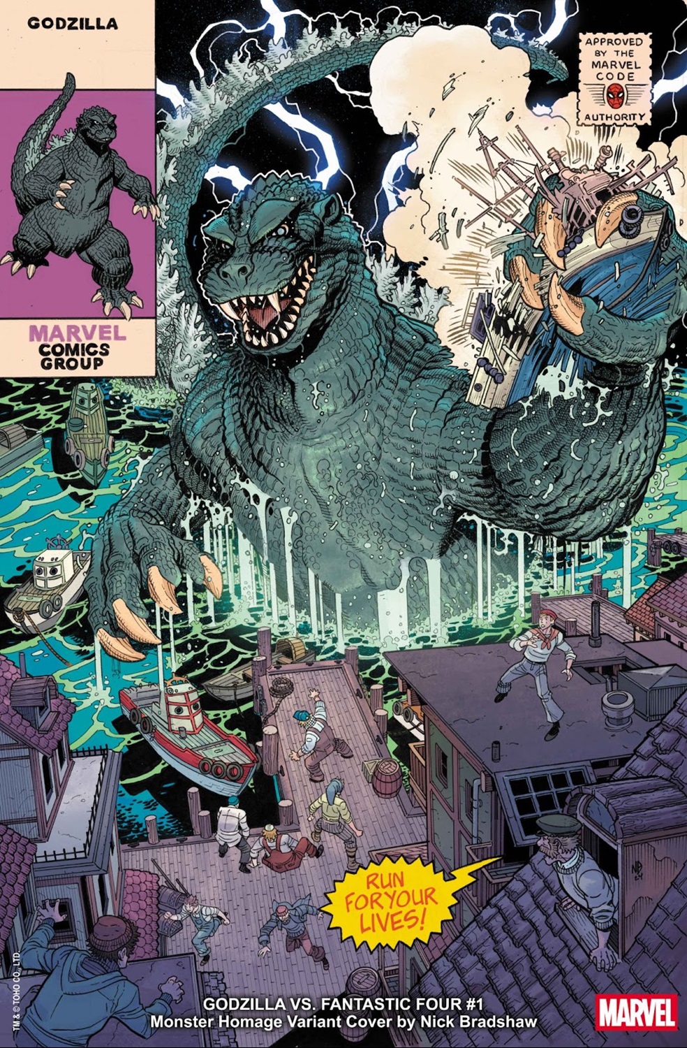 Ryan North and John Romita Jr.’s “Godzilla VS. Fantastic Four” #1 Hits ...