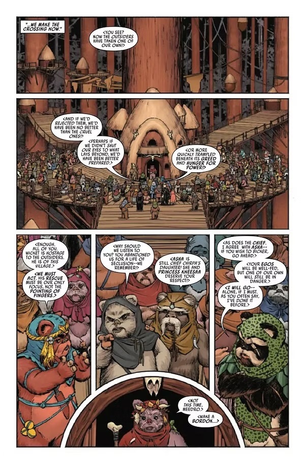 Comic Review - Wicket Guides the Interlopers Through the Endor ...